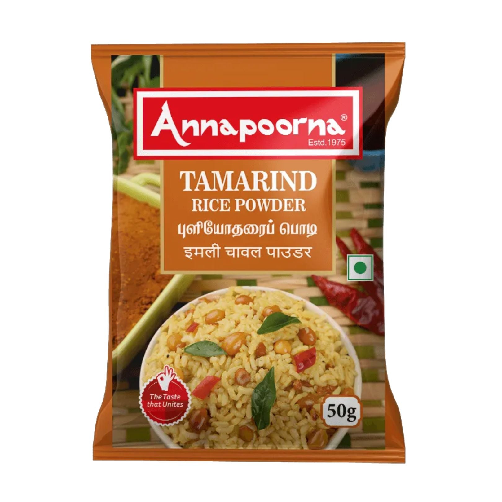 ANNAPOORNA TAMARIND RICE POWDER 50G – Honeybee Tea Company