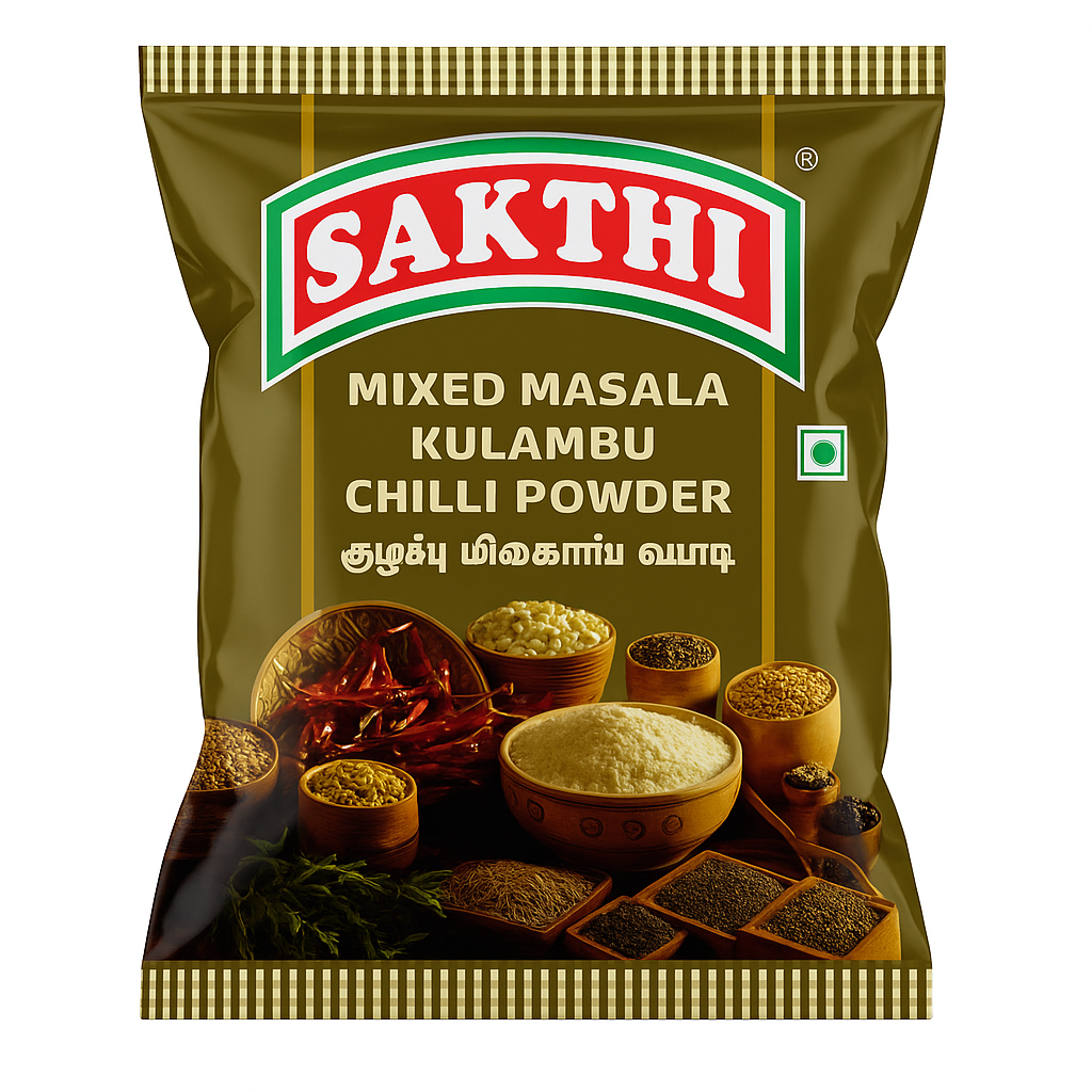 SAKTHI Mixed Masala Kulambu Chilli Powder 50 g – Honeybee Tea Company